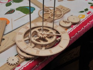 Custom Project: Wood gear clock plans dxf