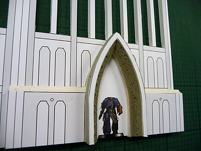 Confessions of a 40k addict: Terrain is everything - 40k Cathedral Tower.