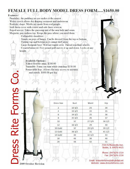 ...sweet dreams are made of these...: Dress Forms