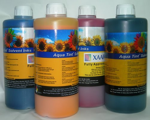 SOLUCIONES GRAFICAS: TINTAS AQUA TINT SOLVENTE