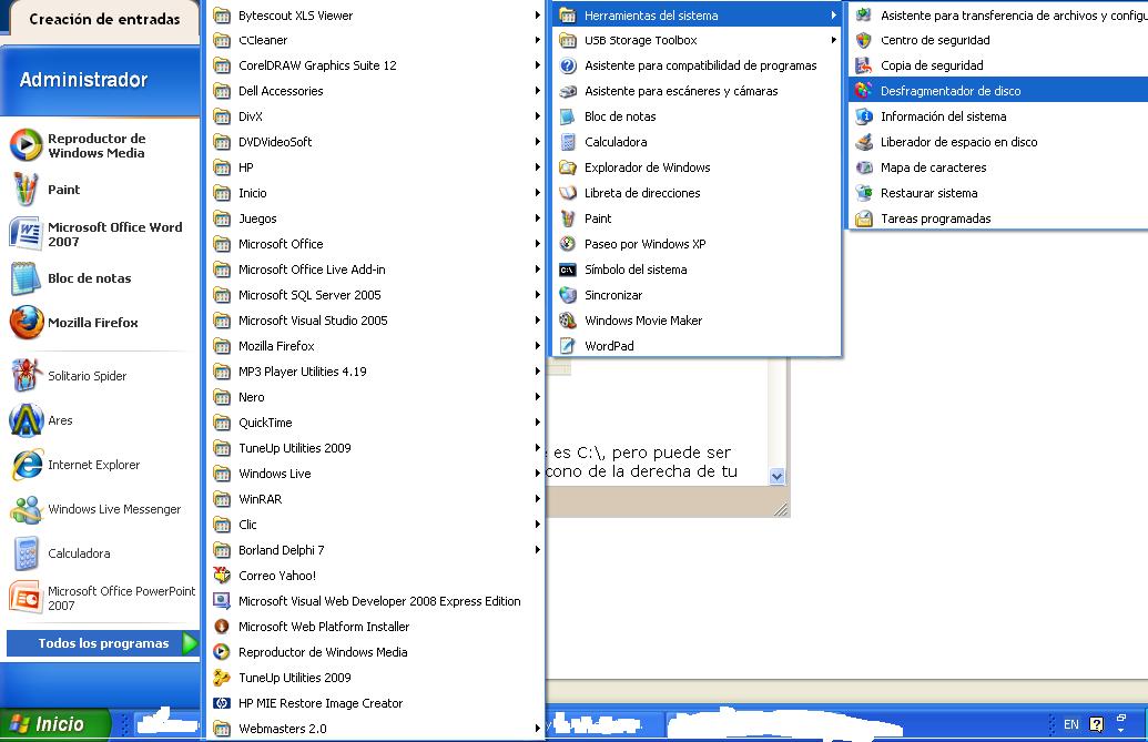 Mejoras, Tips y Trucos de Computacion: Optimiza Windows XP ...
