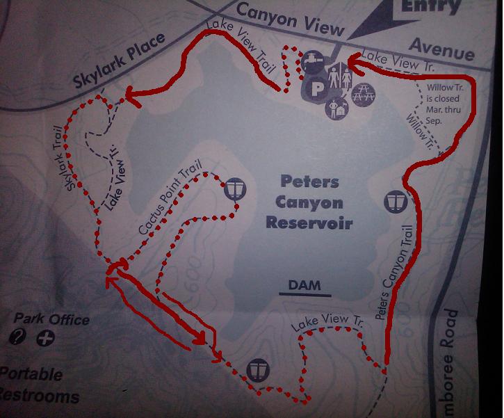 Information Overload: Peters Canyon Trail Hike