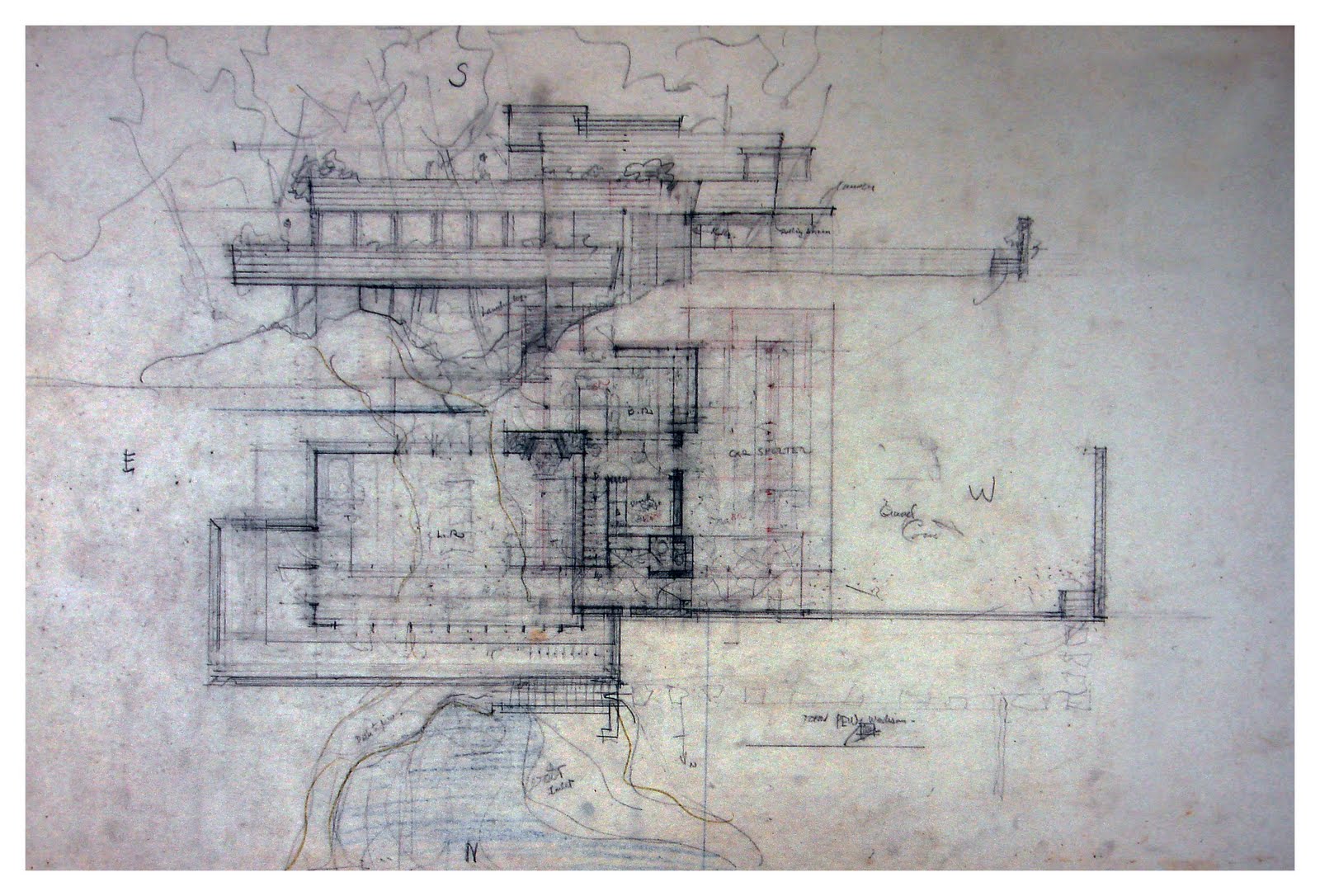 RA PULOPULO: Frank Lloyd Wright (1867/1959) _ Boceto preliminar