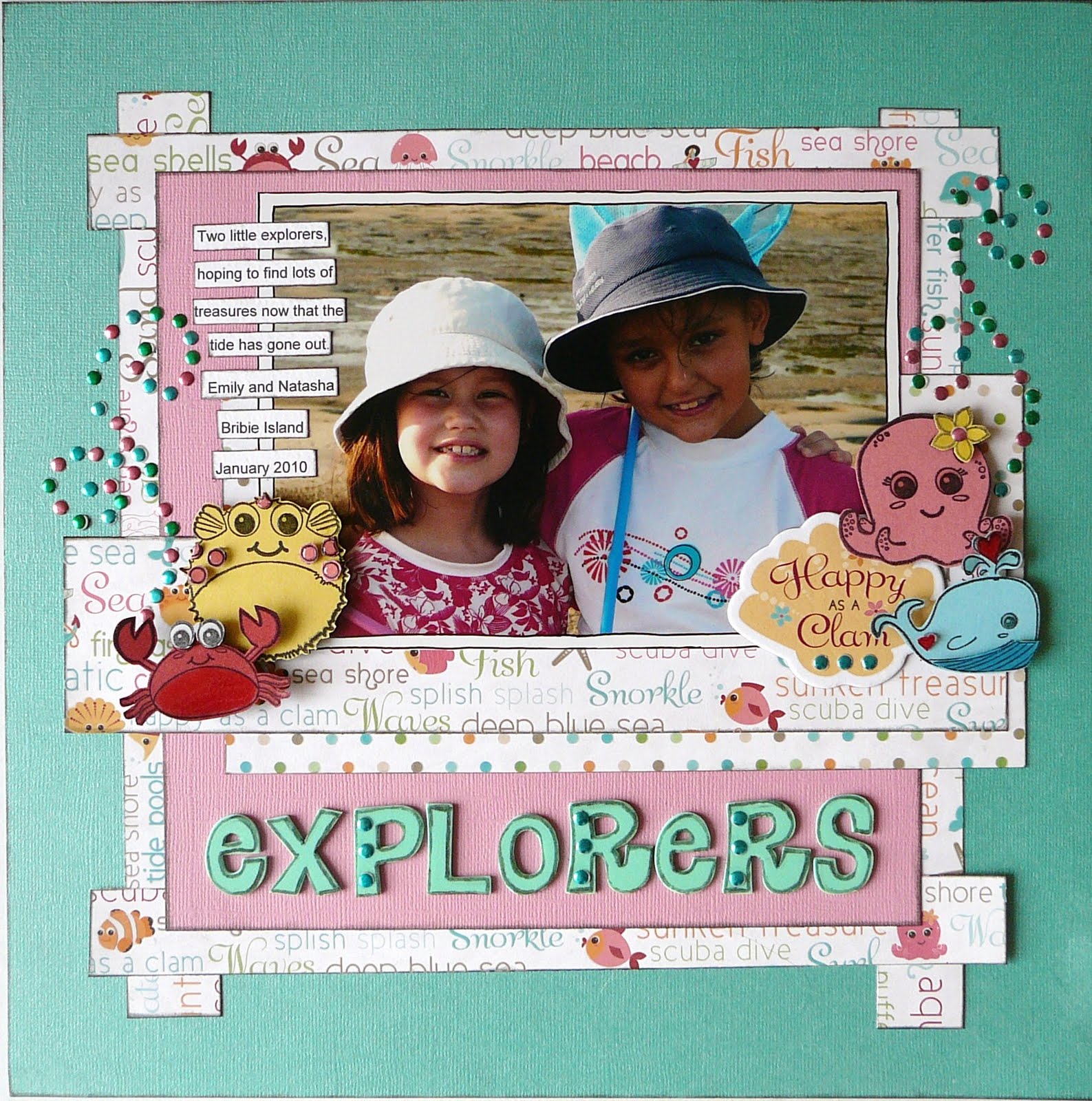 Me and the Little Rascals: Imaginisce Splash Dance Layout & I-Rock!