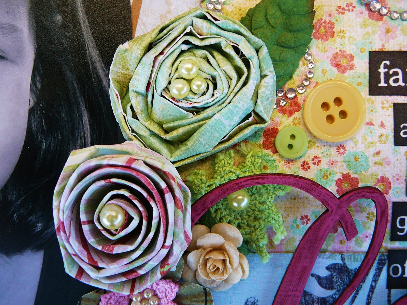 Me and the Little Rascals: Twisty Flower Tutorial & FP Layout