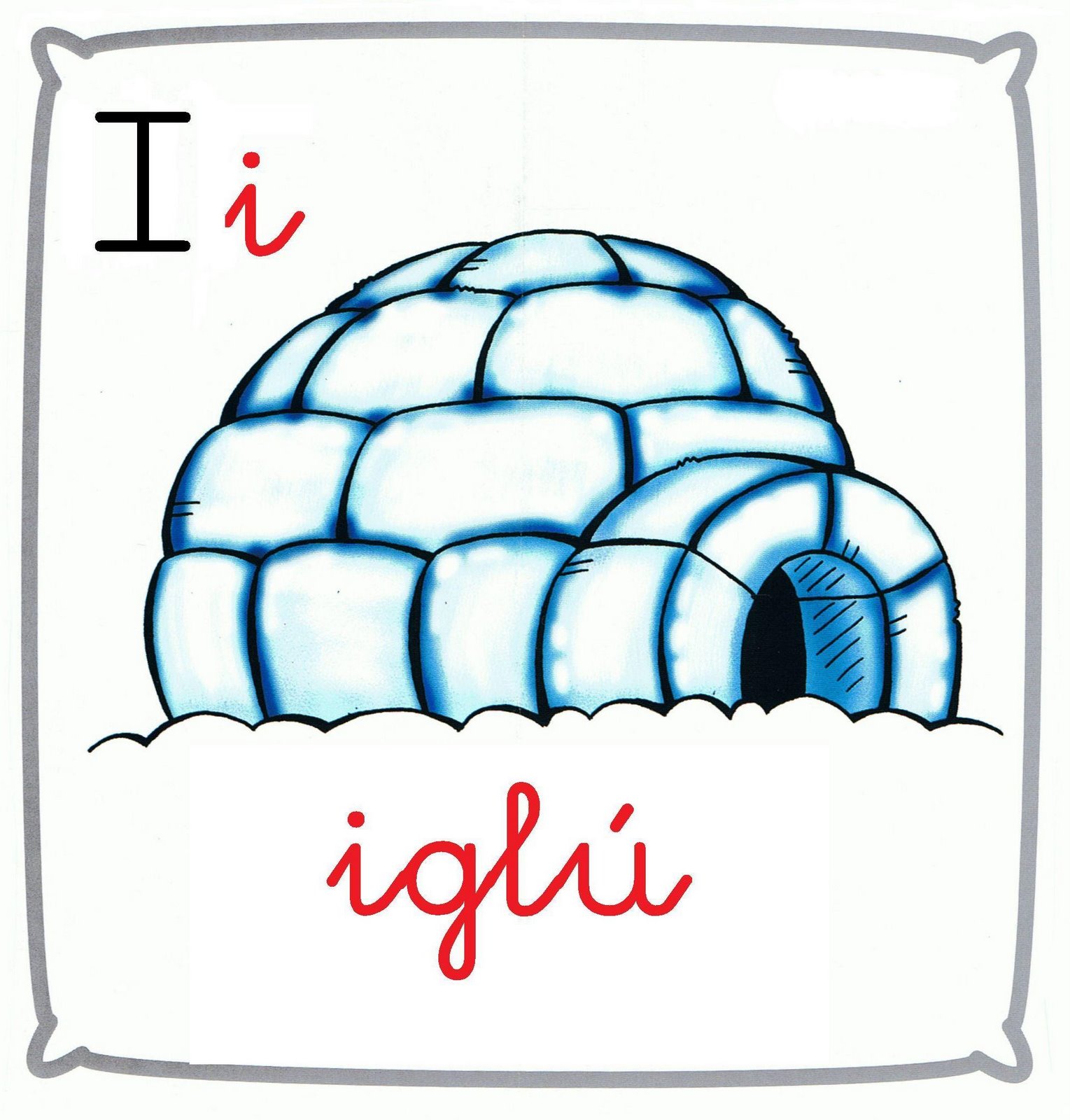 Con la vocal I - Imagui