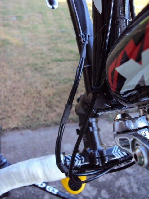 The Cycling Addiction: Hiding Powertap Wiring Harness