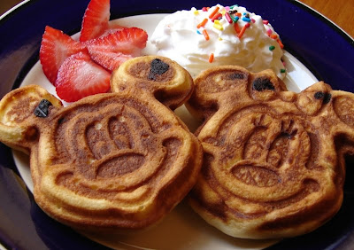 Nummy Kitchen: Chocolate Chip Mickey and Minnie Mouse Waffles -- Tyler ...