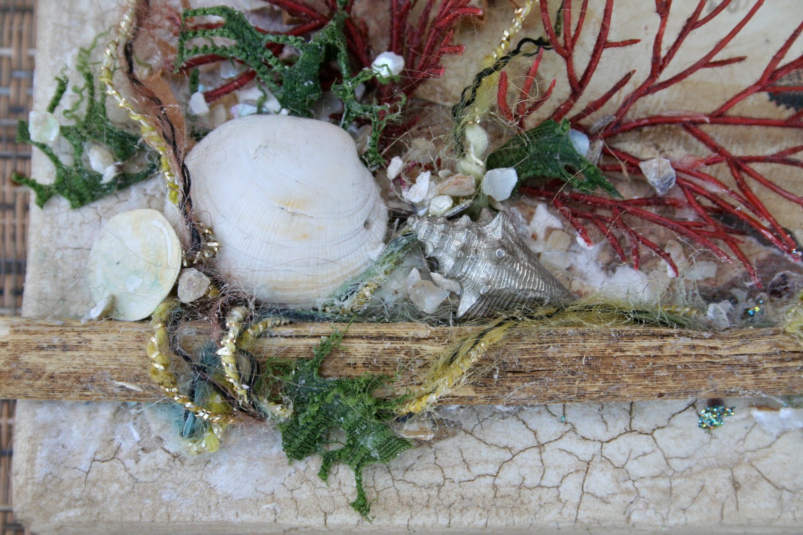 E Makes Art: Mixed Media Ocean Collage