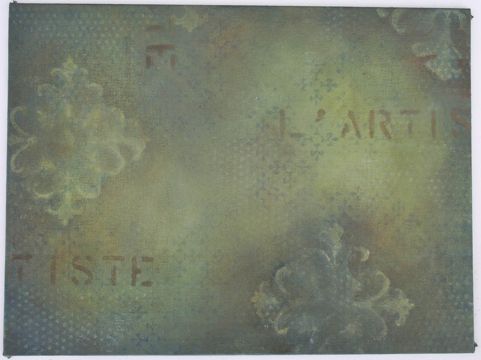 E Makes Art: Implied Texture Painting