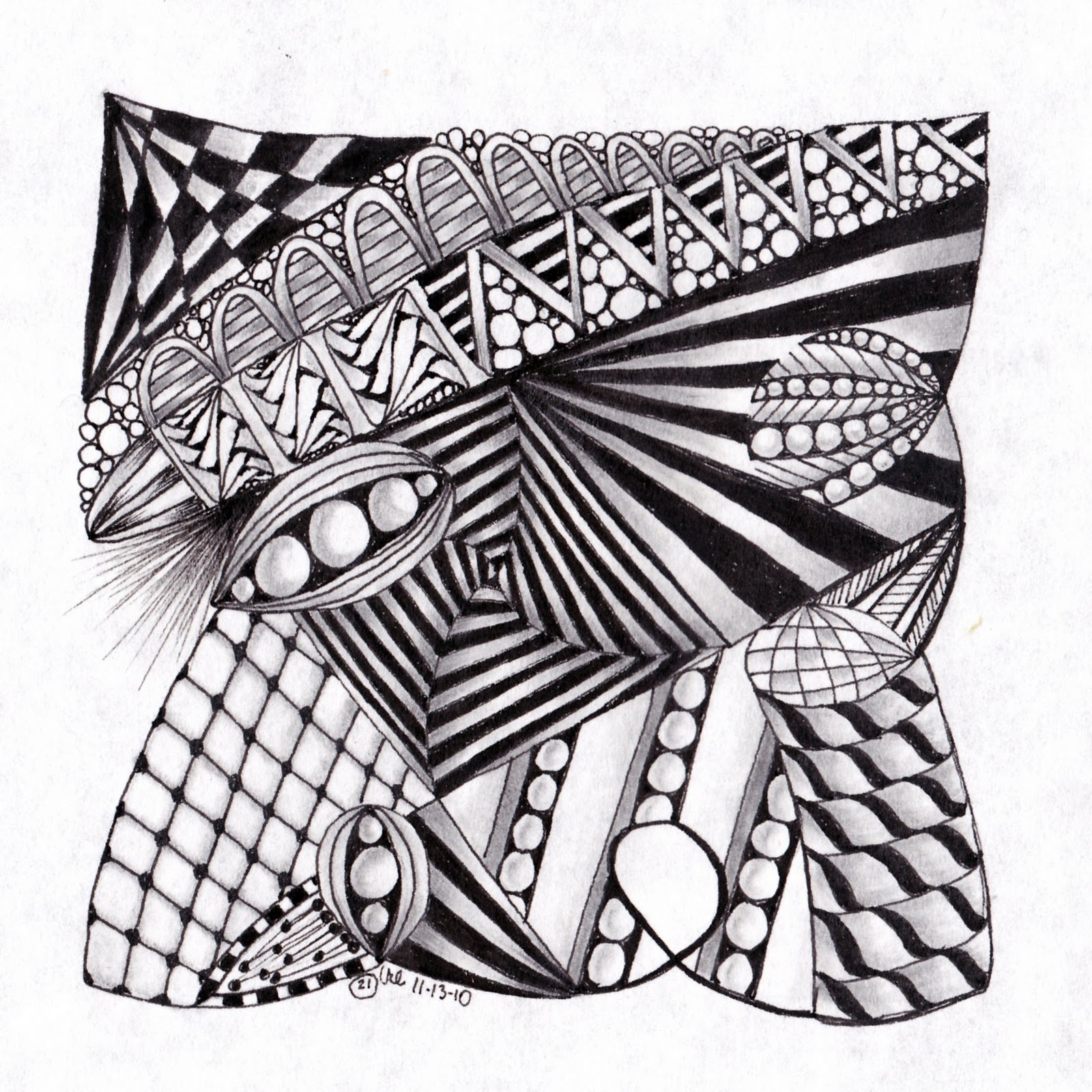 Zentangles by Laurie