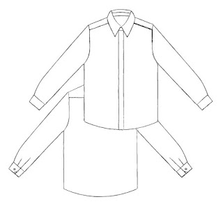 create-o-matic: man's dress shirt - reconstruction - deconstructed look