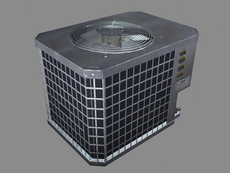 Scott Lopez 3D Artist: AC Unit Texture WIP's