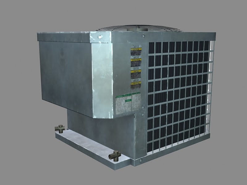 Scott Lopez 3D Artist: AC Unit Texture WIP's
