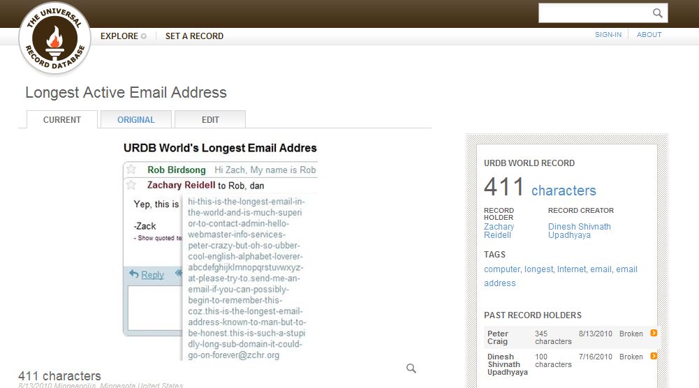 What Is The Longest Email Chain at Connie Goodin blog