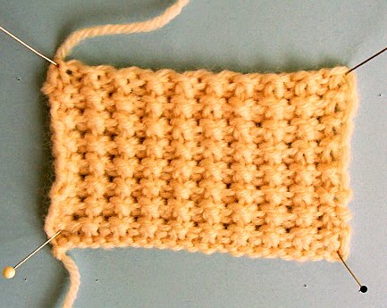 Felted Treasures: Sunday Morning Knit Wit ~ Rice Stitch