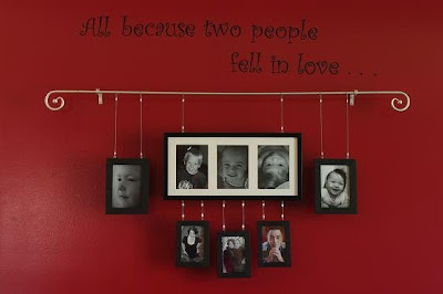 Thousand Square Feet: I finished the sentence or the DIY Trapeze Frame ...