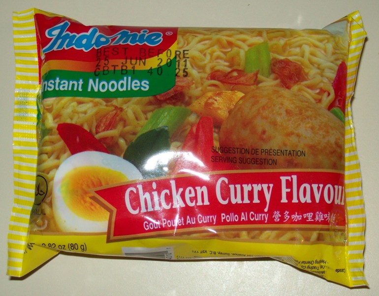 Ramen Butterfly: Indomie Chicken Curry Flavour Instant Noodles