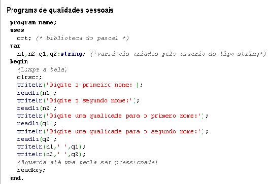 PASCAL: Código fonte