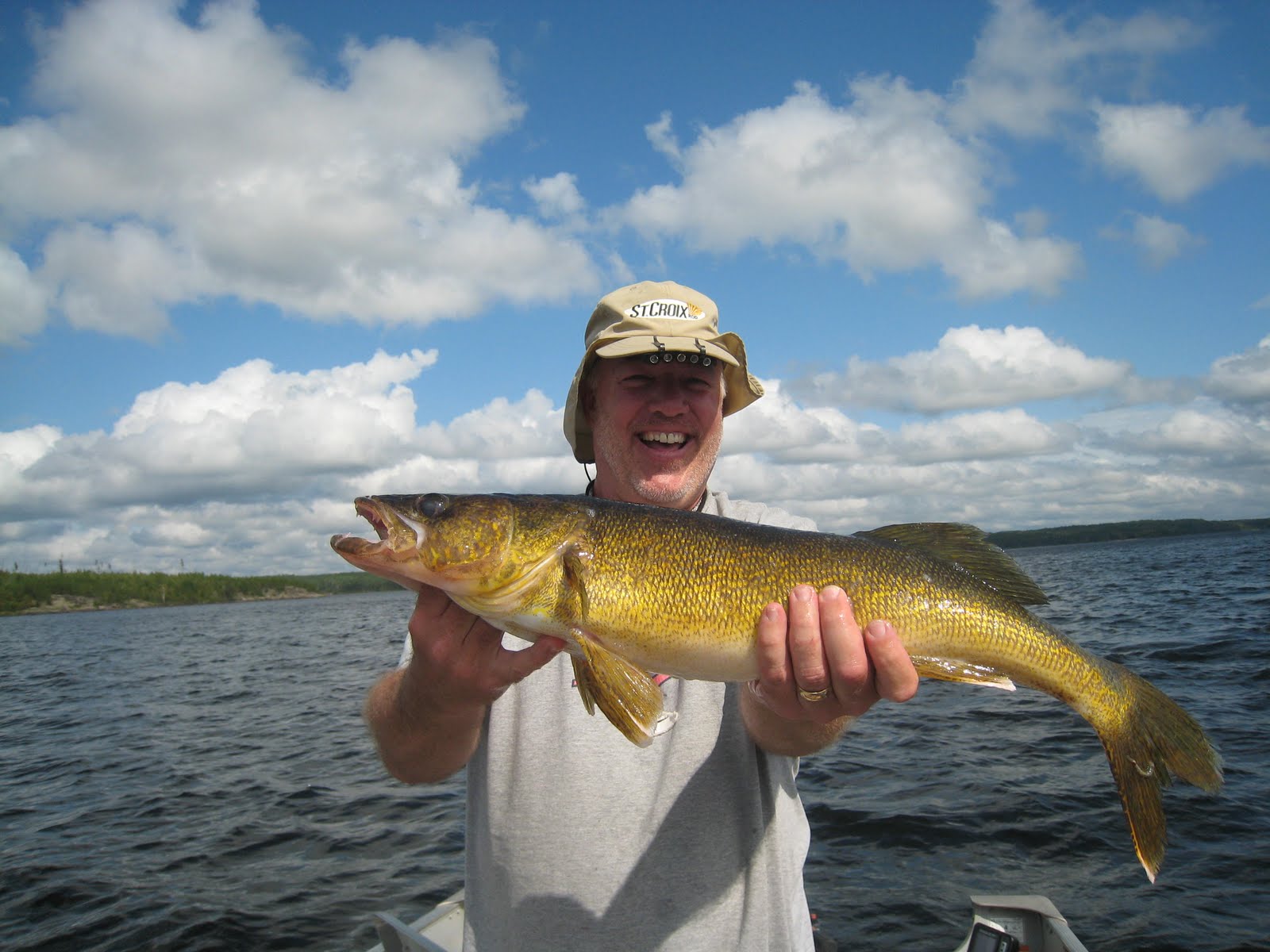 Hockey players love to fish too! | Amik Outposts