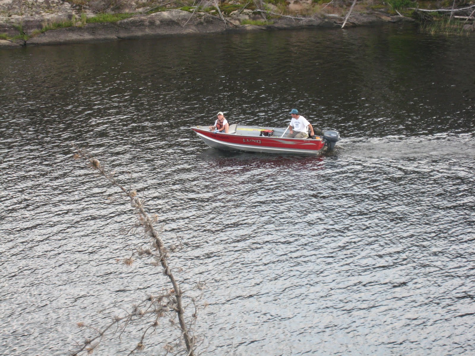 Hockey players love to fish too! | Amik Outposts