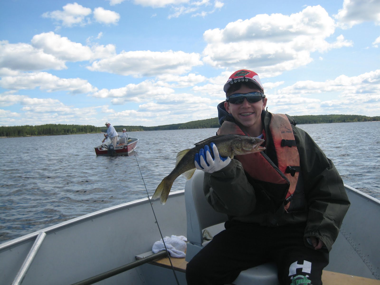 Hockey players love to fish too! | Amik Outposts