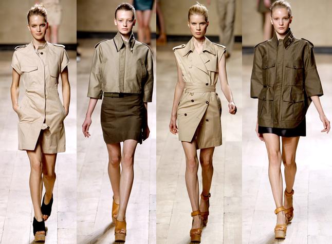 Military fashion trend