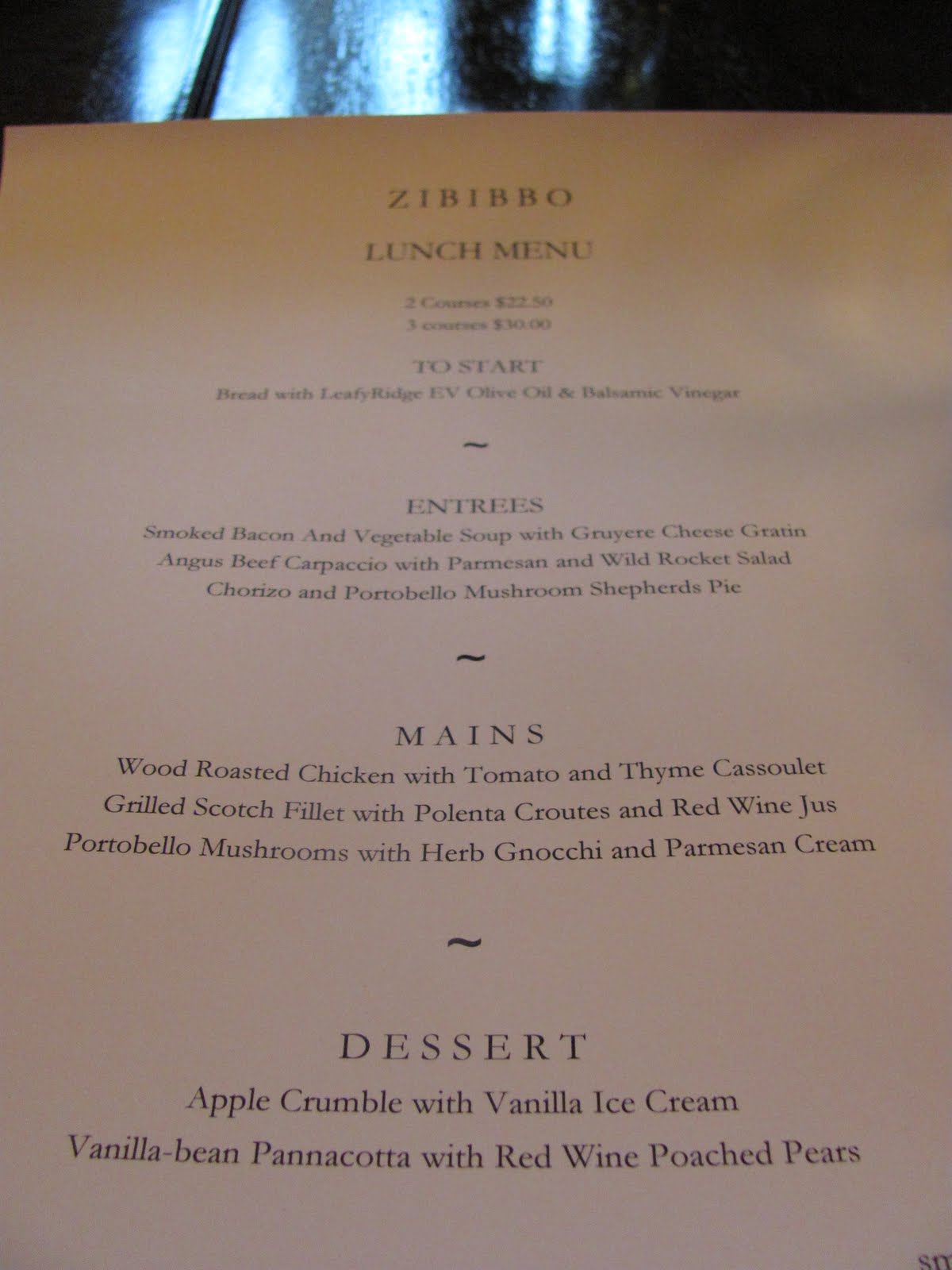 Mrs Cake: Lunch at Zibibbo