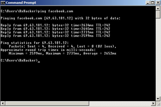 Membuat Situs Overload (Ping Of Death) ~ HxHacker - Hacker University