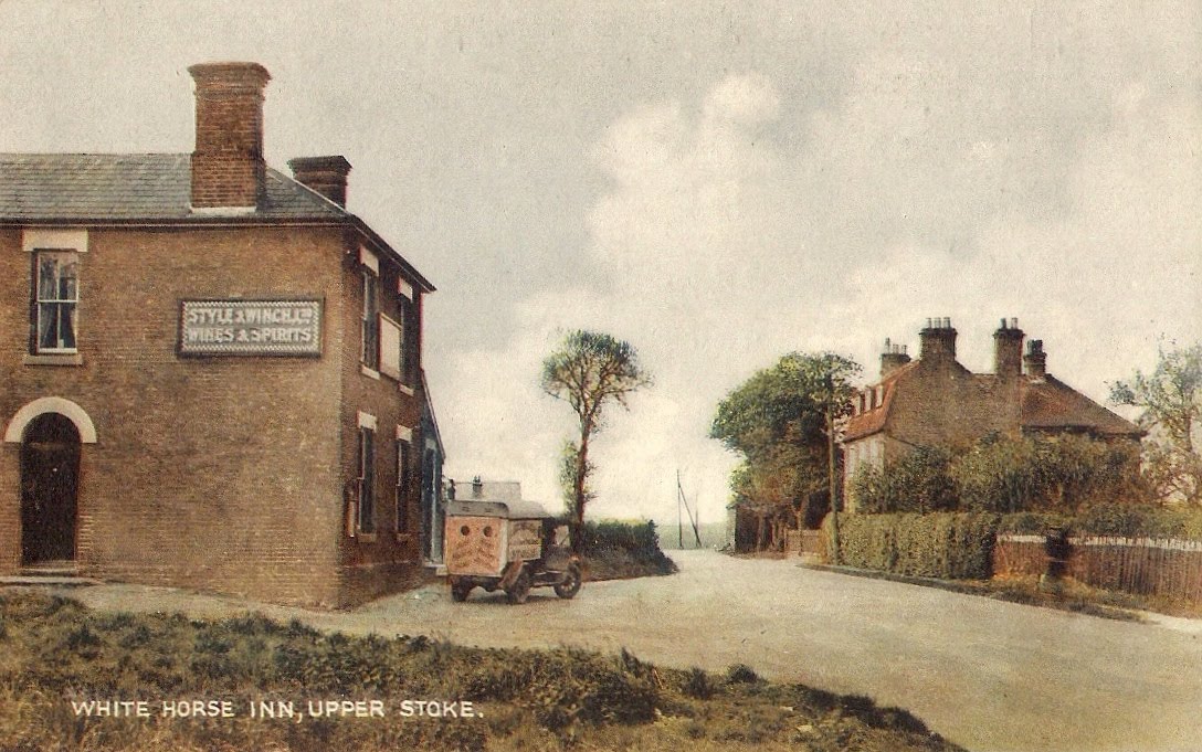 Notes from Kent's Hoo Peninsula: Then & Now - The White Horse, Upper Stoke