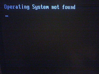 Operating Systems: No Operating System Found