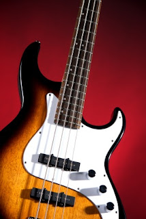 Bassist: Sunburst Bass Guitar