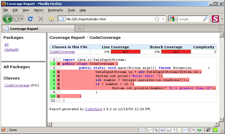 Code Coverage with Cobertura. | Gaurang Shah about Automation