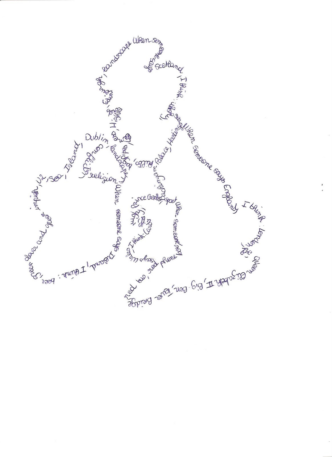 English at VB: Calligrams...