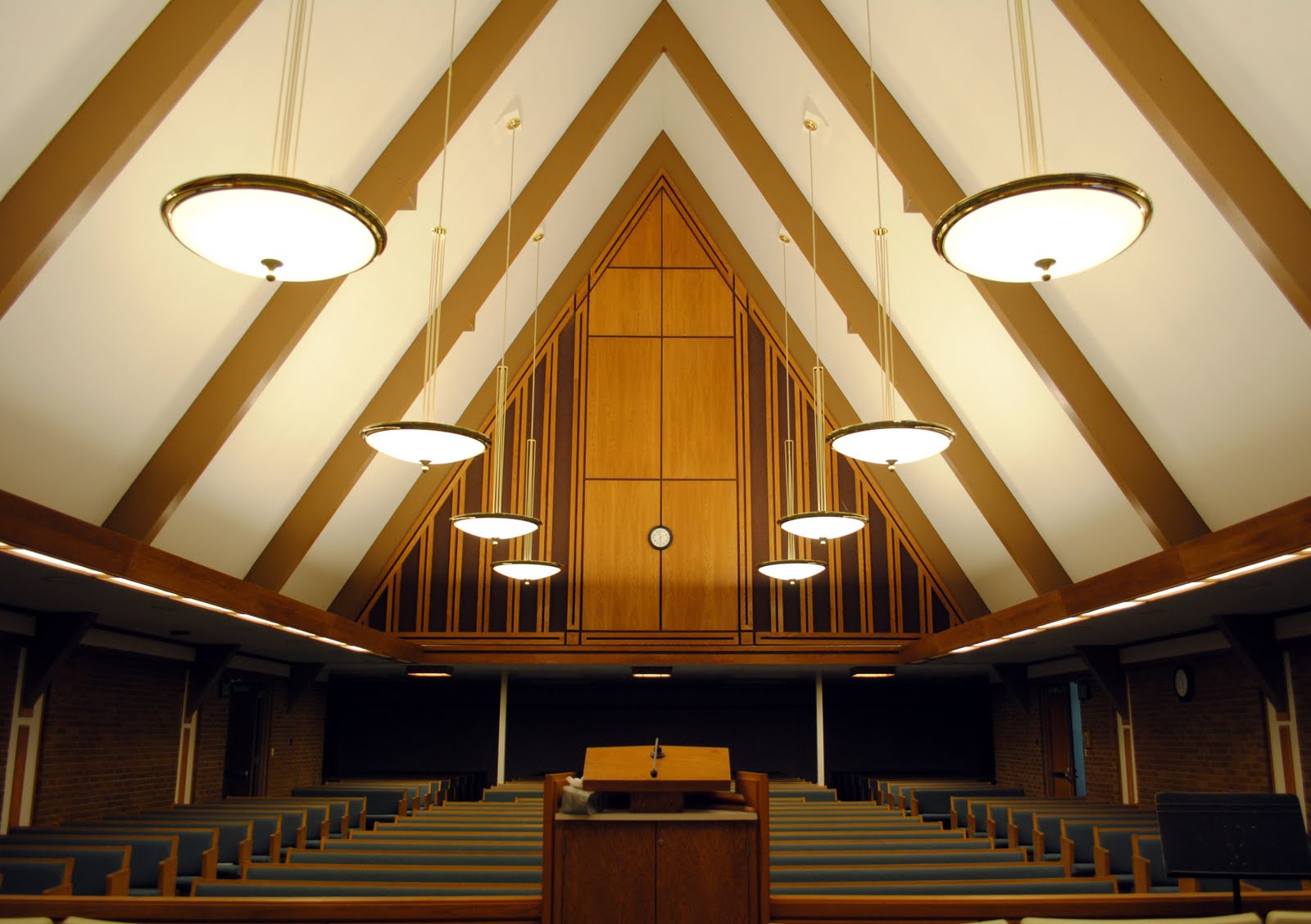 green mormon architect: A-Frame Chapel