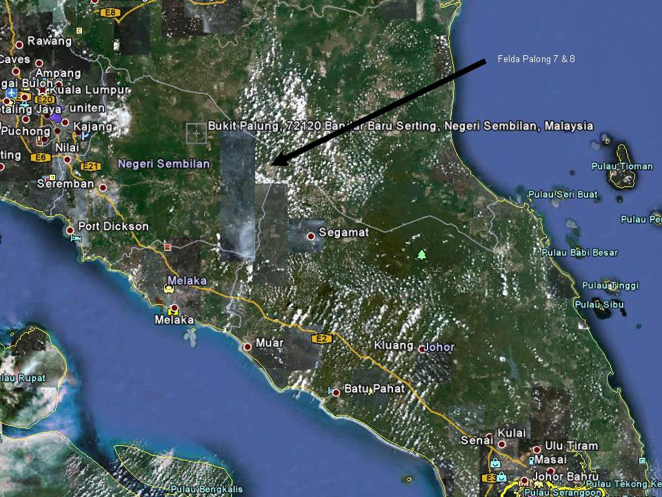 HK and ZZ: Felda Palong 7 & Felda Palong 8, 73470 Gemas, Negeri ...