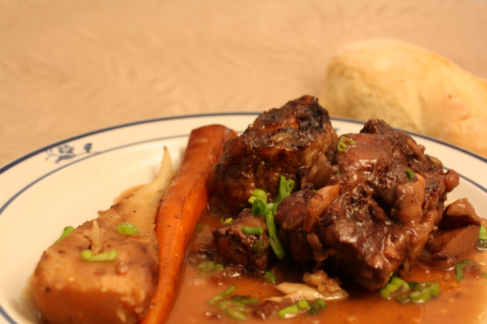 Mastering the Art of 10 Minute French Cooking: Queue de boeuf --Ox tail ...