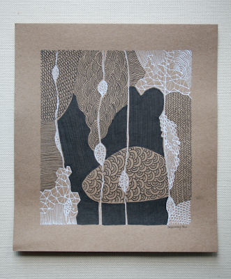 Habit of Art: Three new drawings on 100% recycled paper