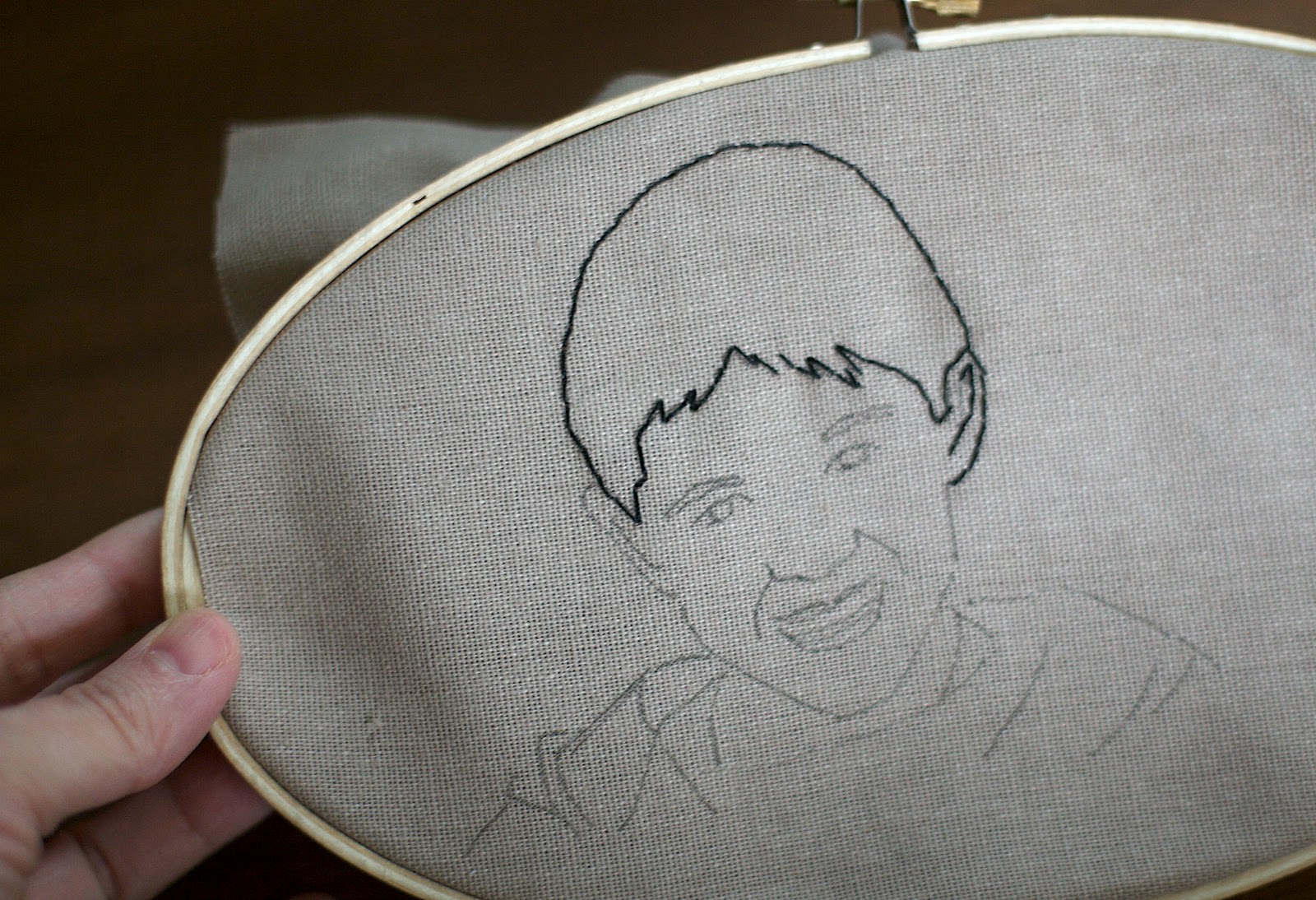 Habit of Art: Make your own embroidered portraits of family and friends