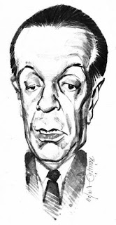 La Nuez: Jorge Luís Borges, Caricatura