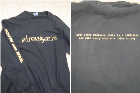 Christian Hardcore Records: Some Strongarm shirts