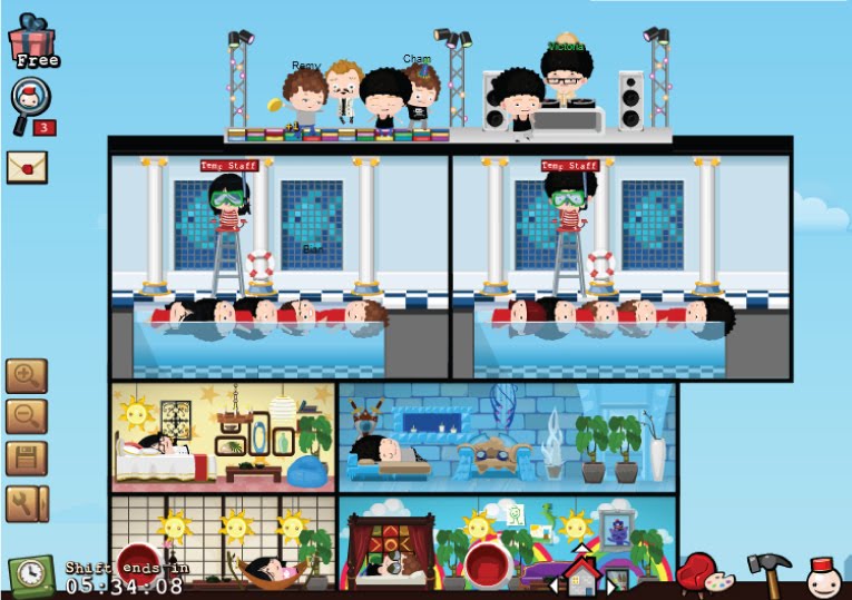 eviLea: Hotel City : A Facebook Game