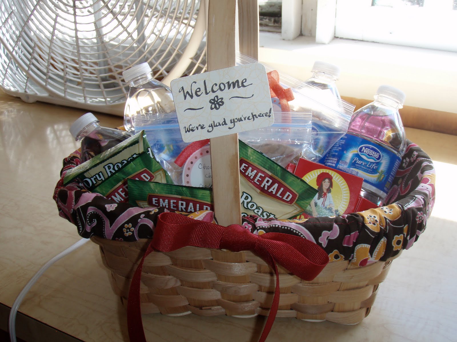 Outside the box!: The Welcome Basket