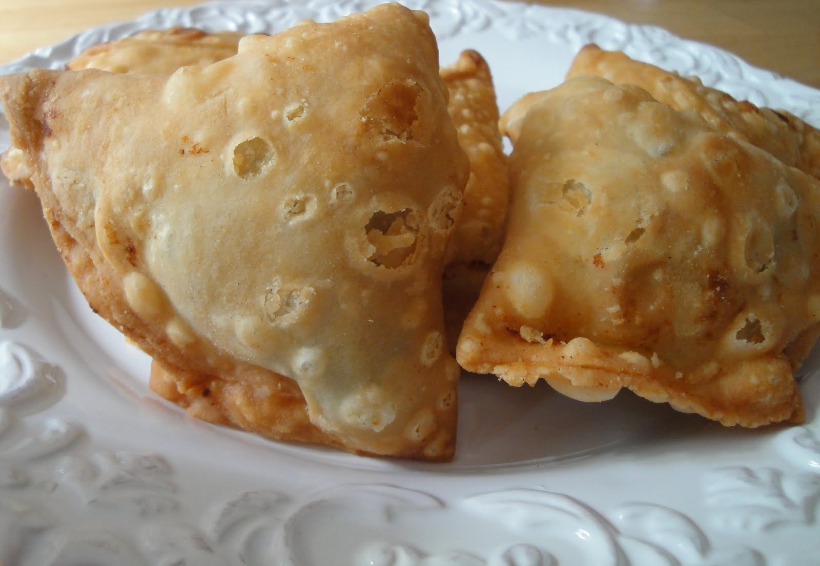 cumin and cardamom: Samosas