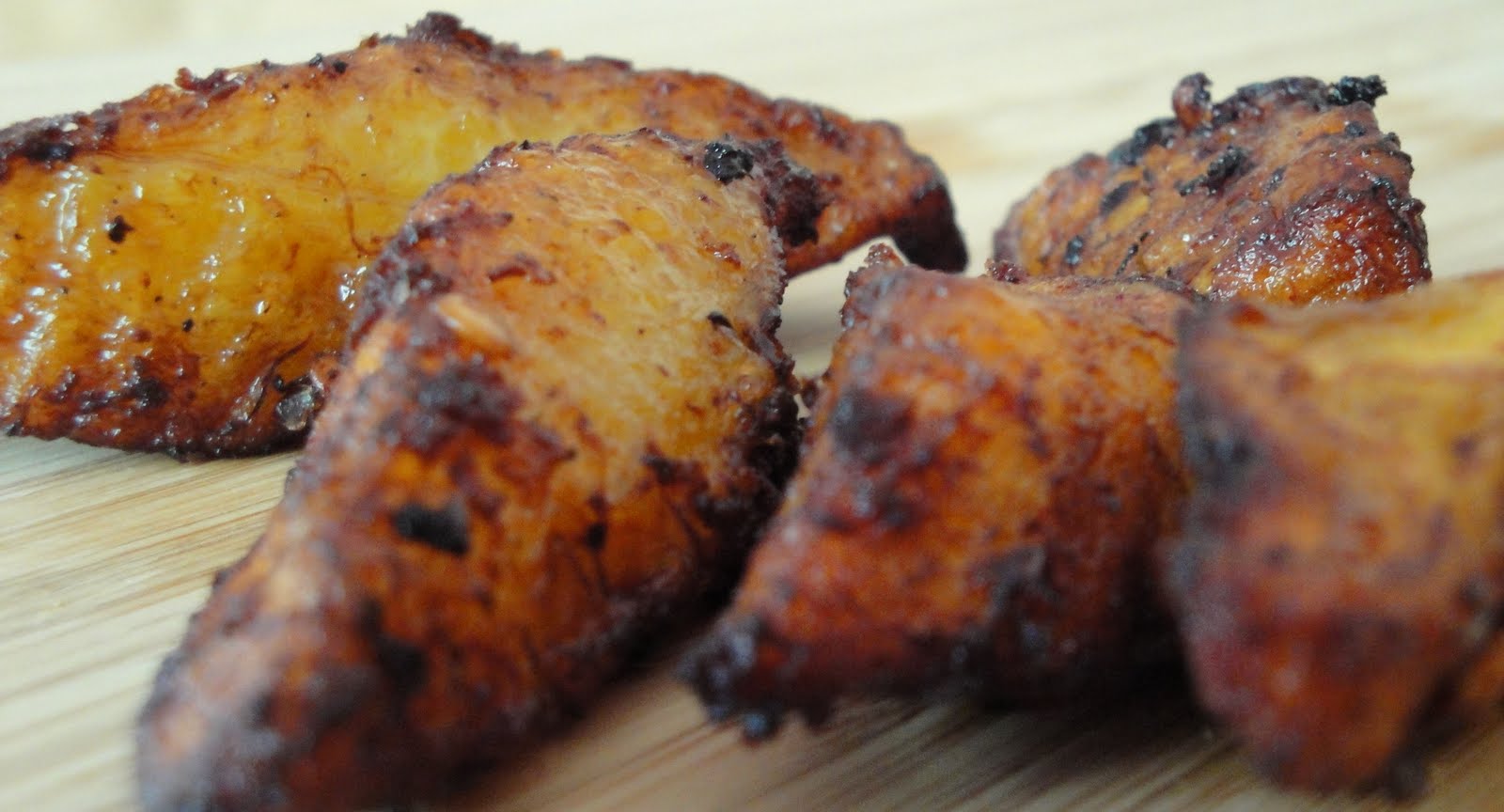 cumin and cardamom: Kelewele ( Fried Pantain - Ghanaian Style )