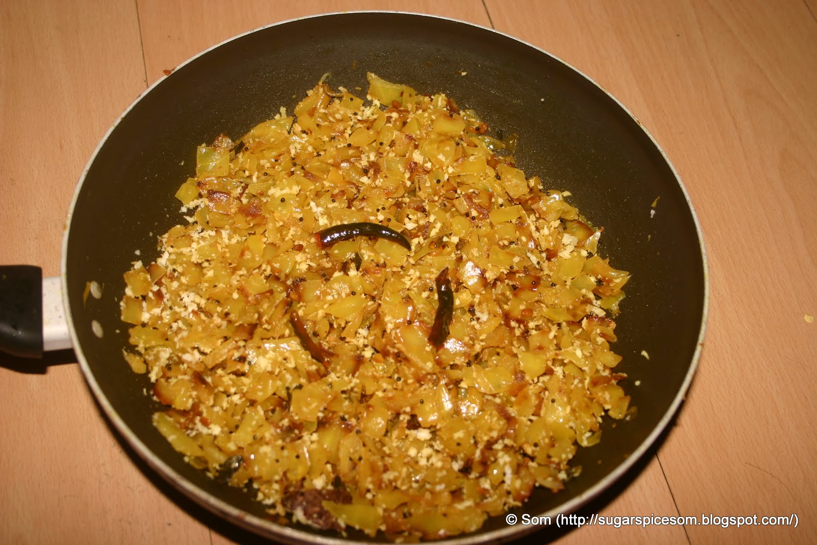 Palya (vegetables/greens/legumes dry side-dish) | Sugar and Spice and ...