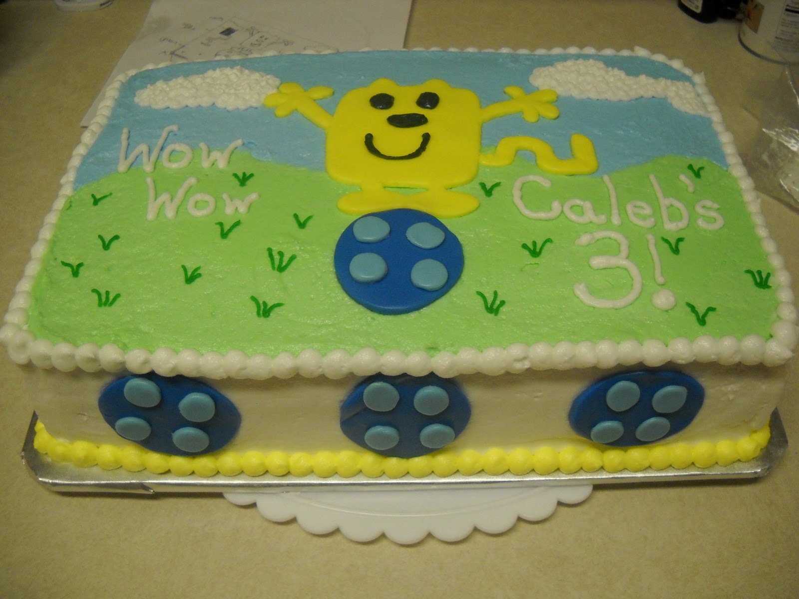 Crystal Keefer Designs: Wow Wow Wubbzy Cake