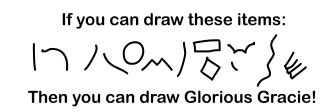 Fun4theBrain Chatter!: How to Draw: Glorious Gracie