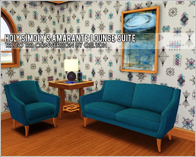 The Sims 3 Finds: Holy Simoly's Amarante Lounge Suite Conversion by ...