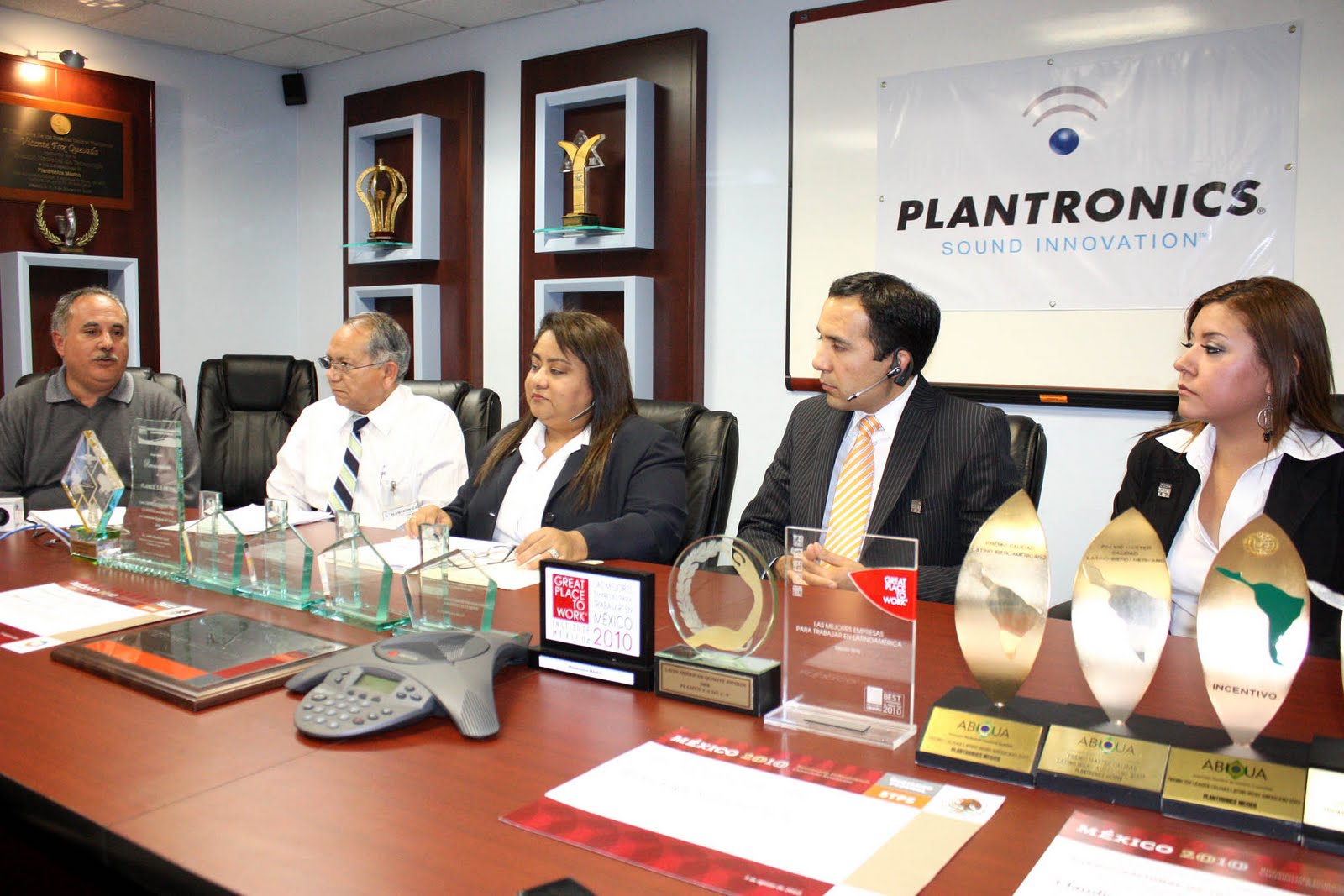 RECONOCEN A TRABAJADORES DE PLANTRONICS CON EL PREMIO NACIONAL DE ...